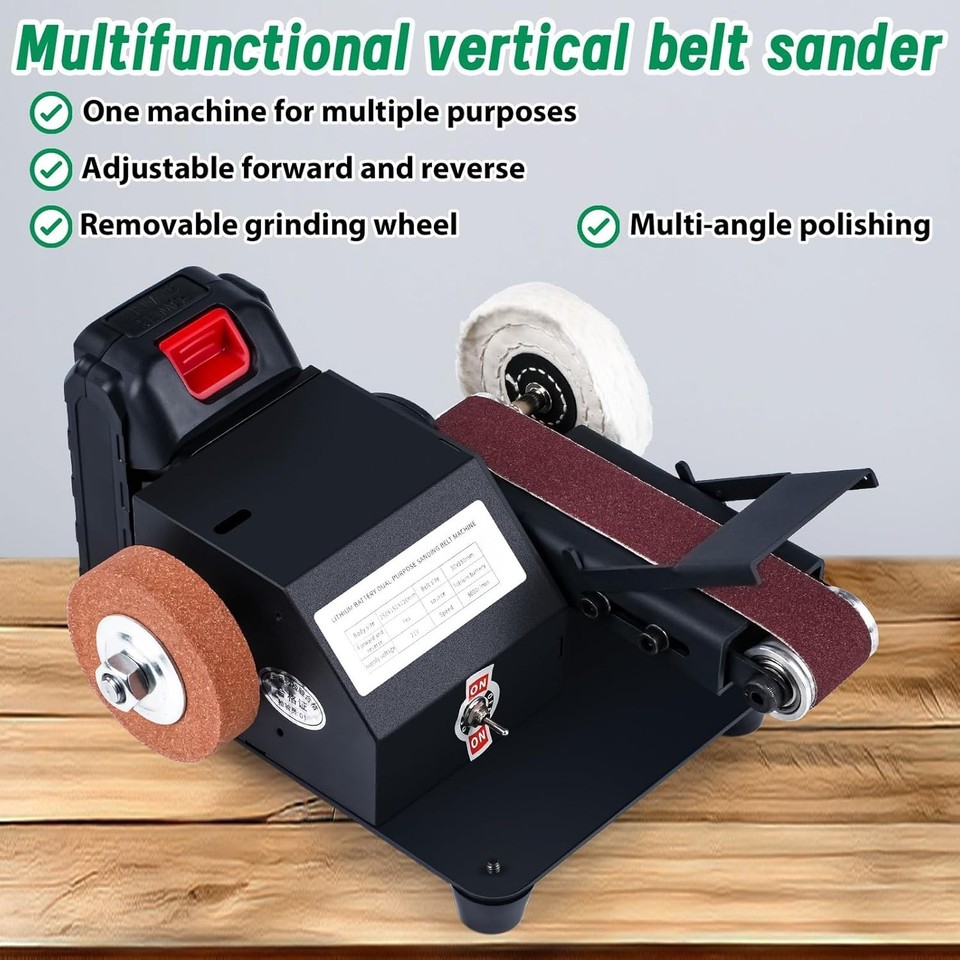 90° Electric Knife Sharpener Bench Grinder Sanding Machine, Small Bench ...