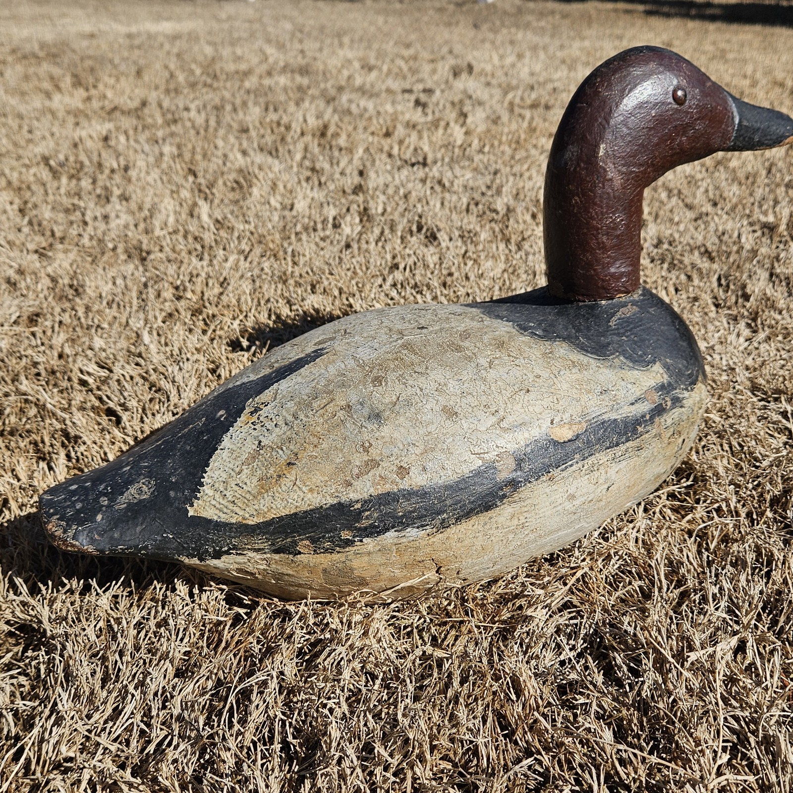 Antique Canvasback Wood Duck Decoy Working Vintage Decoy Distressed | eBay