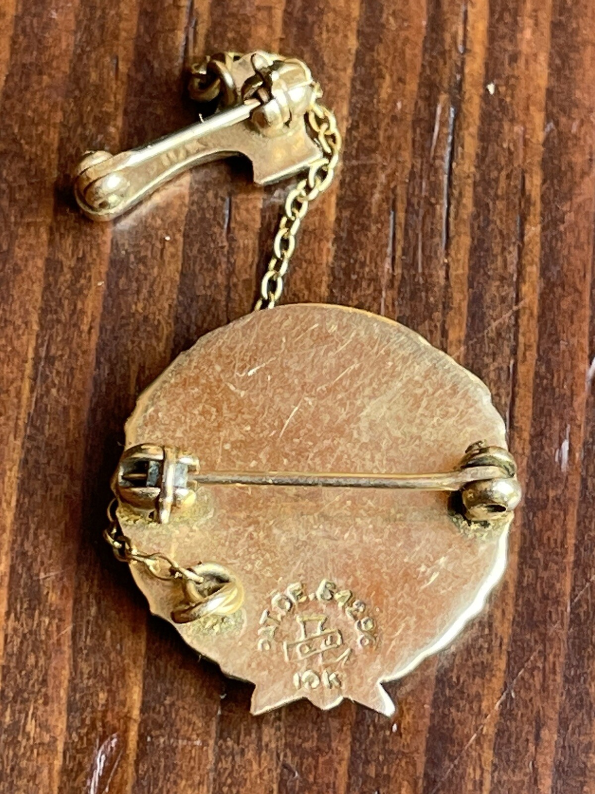 Vintage 10K Yellow Gold American Legion Auxiliary Past President Pin ...