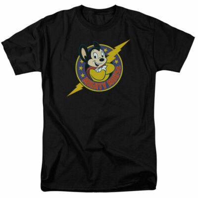 Mighty Mouse Mighty Hero T Shirt Mens Licensed Cartoon Merchandise ...