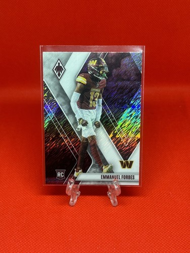 2023 Phoenix Emmanuel Forbes RC White Shimmer Washington Commanders🔥 | eBay