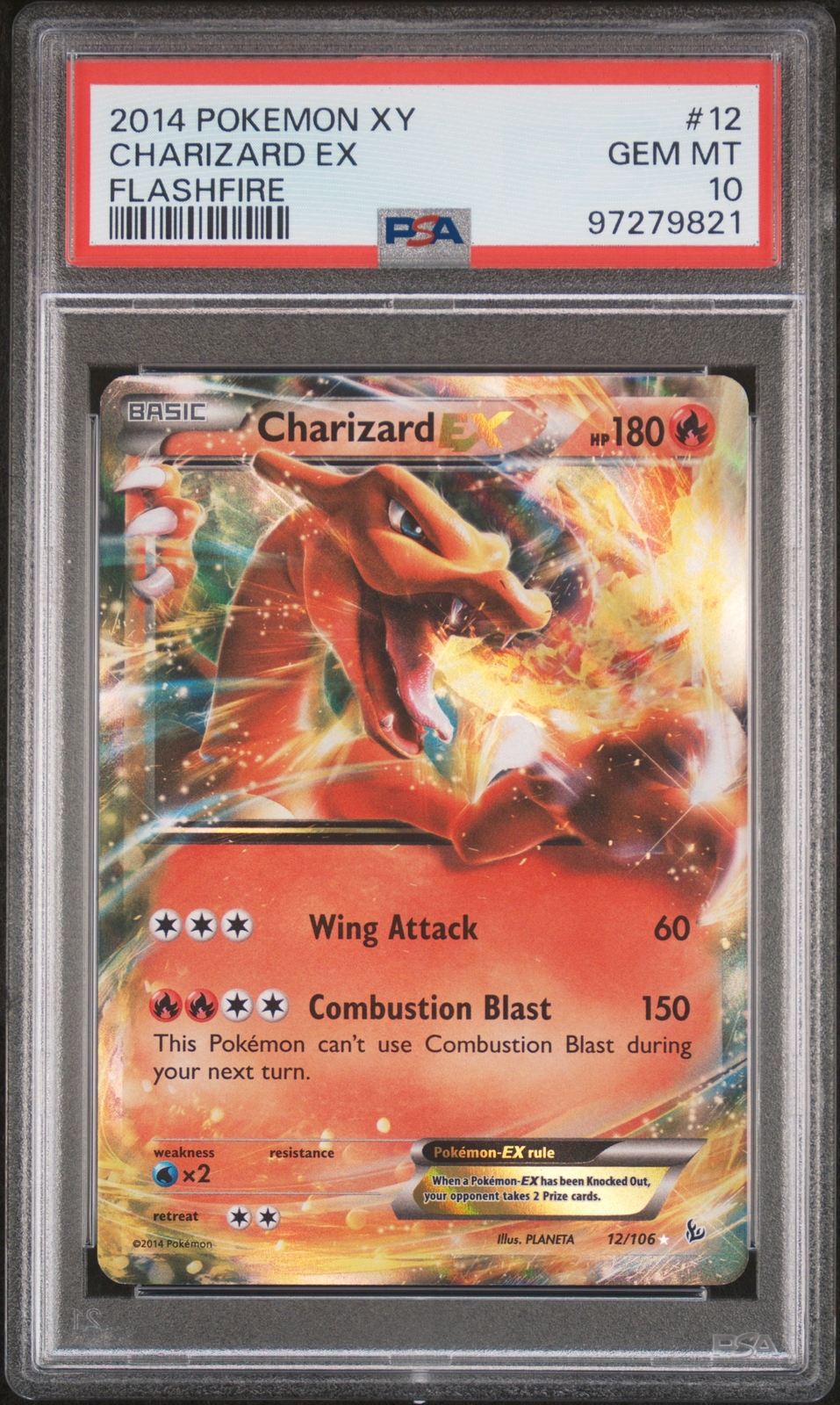 2014 Pokemon Xy Flashfire #12 Charizard Ex Flashfire PSA 10 | eBay