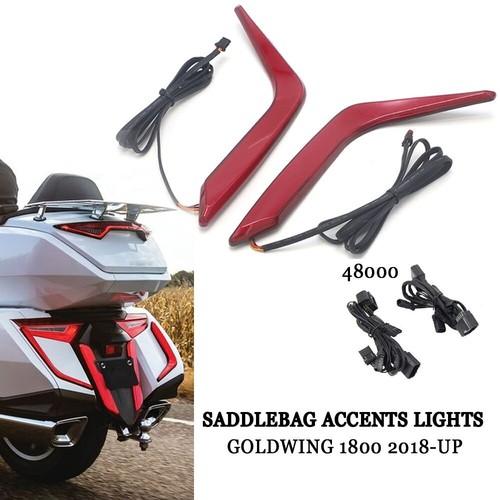 GL1800 LED Rear Saddlebag Accents Turn Lights For Honda Goldwing 1800 ...