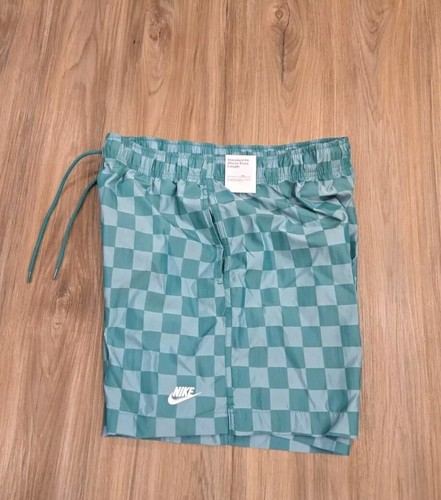 Nike Sportswear Men's Club Flow Checkers Shorts Size Medium Green 6 ...