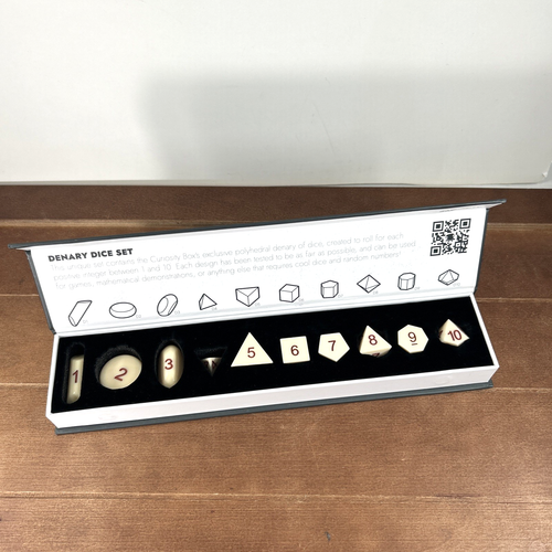 Curiosity Box, Denary Dice Set, New | eBay
