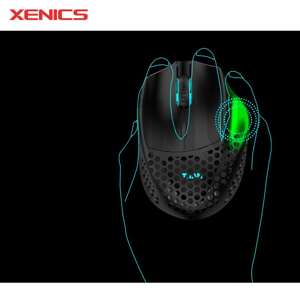 Xenics TITAN GE AIR Wireless Professional Gaming Mouse Max19000DPI ...