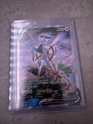 Arceus V 166/172 Full Alt Art Ultra Rare Card Pokémon Brilliant Stars ...