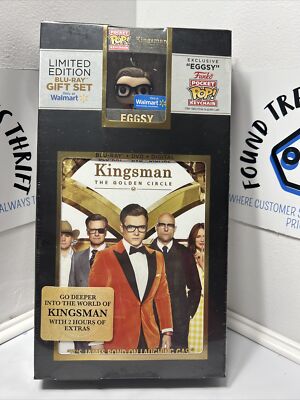 Kingsman: The Golden Circle Blu Ray DVD Digital Walmart Exclusive Eggsy ...
