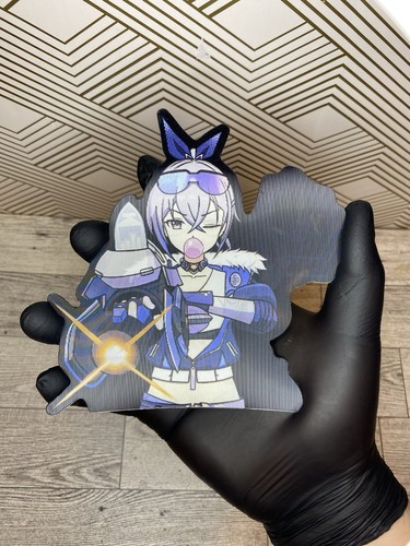 Honkai: Star Rail Silver Wolf 3D Lenticular Motion Car Sticker Decal ...