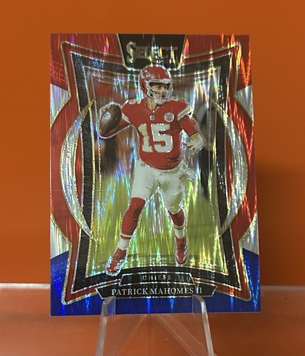 Patrick Mahomes II - 2024 Select RED WHITE BLUE Shock Prizm Concourse ...