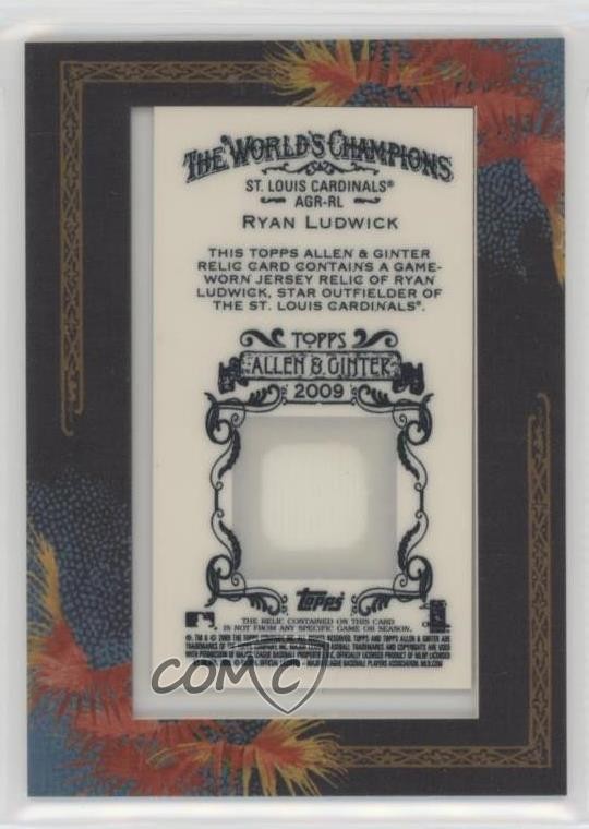 2009 Topps Allen & Ginter's Framed Mini Relics Ryan Ludwick #AGR-RL | eBay