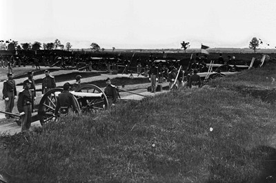 New 5x7 Civil War Photo: Batteries at Fort Whipple, Arlington Virginia ...