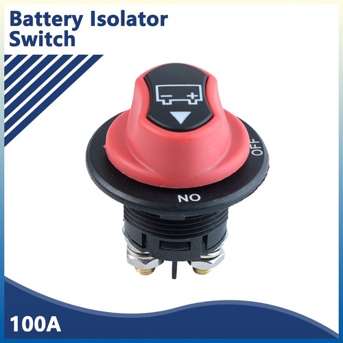 100A Battery Isolator Master Switch On/Off Marine Auto Car Van Boat 12V ...