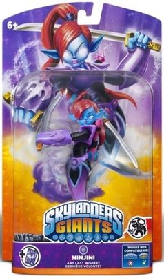 Skylanders Giants Giant Figure NINJINI genie purple lady *Very Rare ...