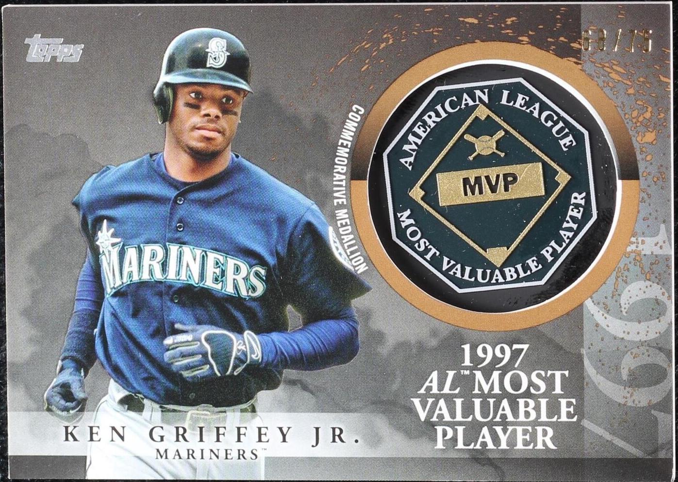 2023 Topps Update Series - Mvp Medallion Ken Griffey Jr #MVP-KG Gold ...