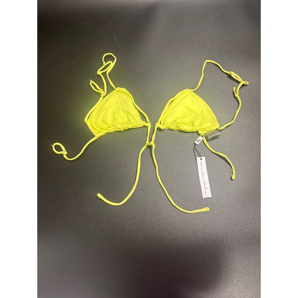 Monica Hansen Beachwear NWT Bikini Top Strappy Daiquiri Green Small | eBay