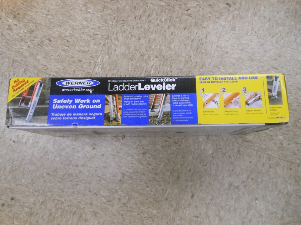 Werner PK70-1 LeveLok Ladder Leveler - NEW OPENED | eBay