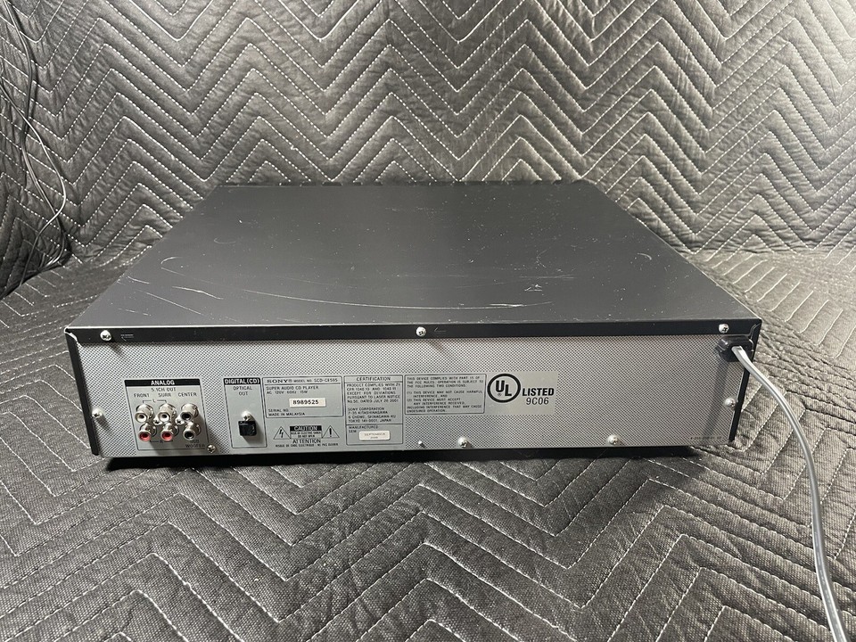 Sony SCD-CE595 5-Disc CD Super Audio Carousel Changer Player *TESTED ...