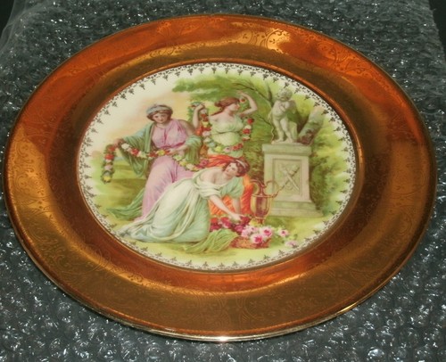 Vintage 1950's - 1960's Gold Plated (10") Warranted 22-Carat Plate ...