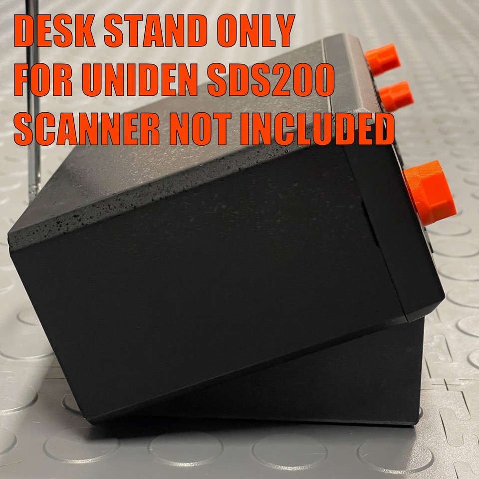 Custom Non-Slip Angled Desk Stand for Uniden SDS200 Scanner (RADIO NOT ...