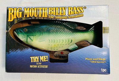 Big Mouth Billy Bass Wall Mounted Animatronic The Singing Sensation ...