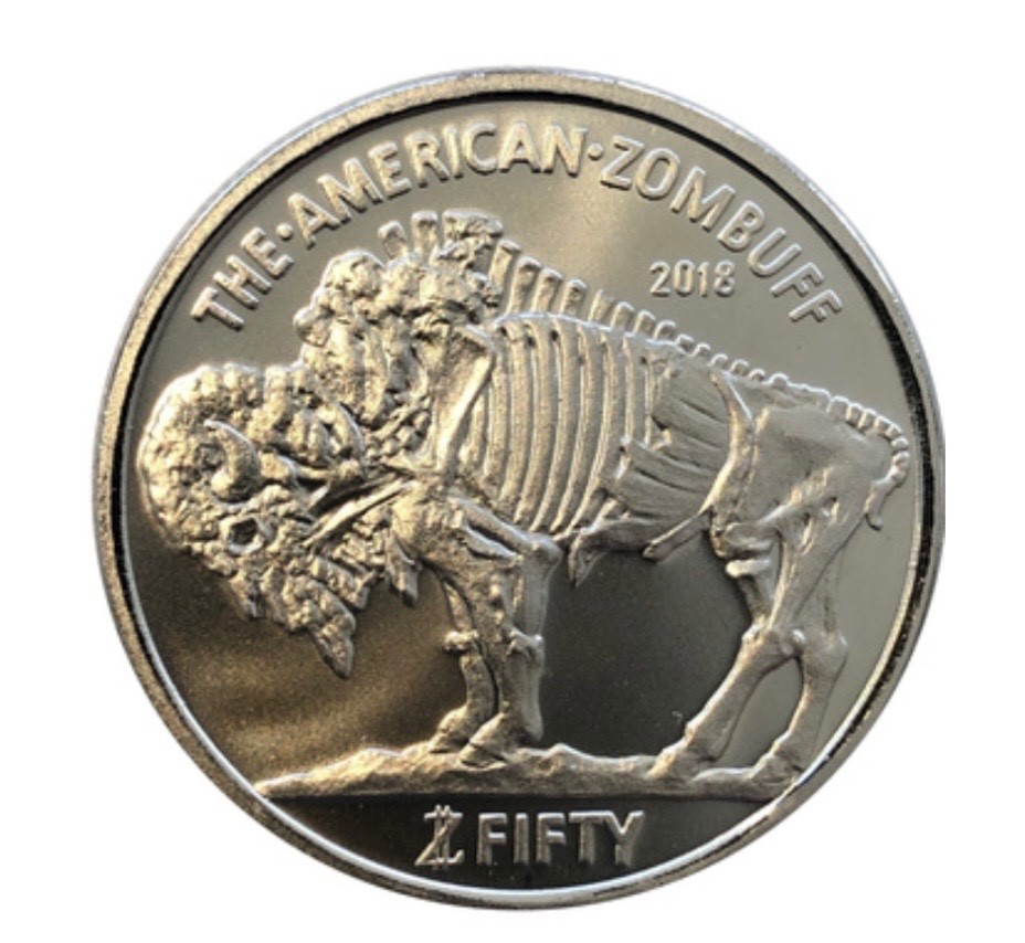 2018 Zombucks Currency of the Apocalypse - Zombuff 1-OZ .999 SILVER ...
