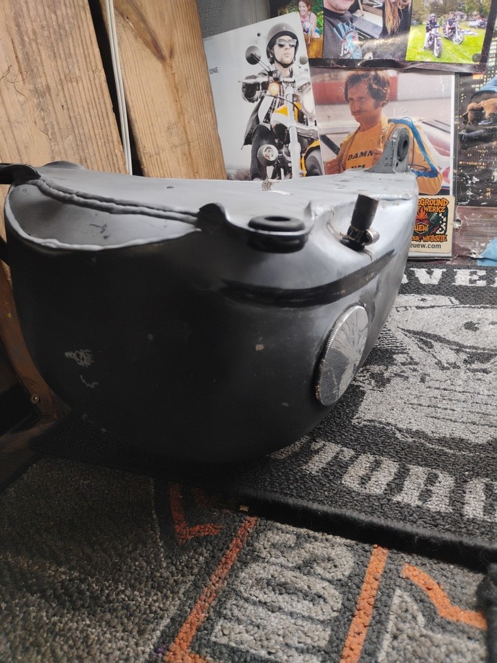 Harley-Davidson Softail Split Gas Fuel Tank Set Raw Steel OEM | eBay