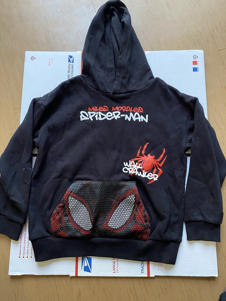 Boys Marvel Miles Morales Spider-Man Sweatsuit, Size 8 | eBay