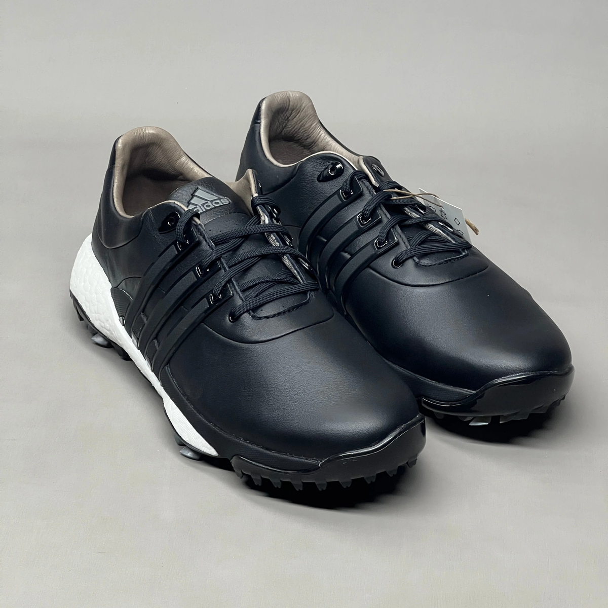 ADIDAS Golf Shoes TOUR360 22 Leather Men's Sz 15 Black ADIDAS Golf Shoes TOUR360 22 Leather Men's Sz 15 Black