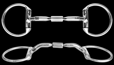 EggButt Comfort Barrel Myler Bits, New Horse Riding Snaffle Action Bits 4" to 6" | eBay