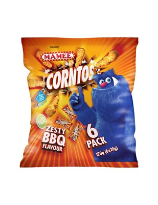 Mamee Corntos Zesty Bbq 20g x 36 | eBay Australia