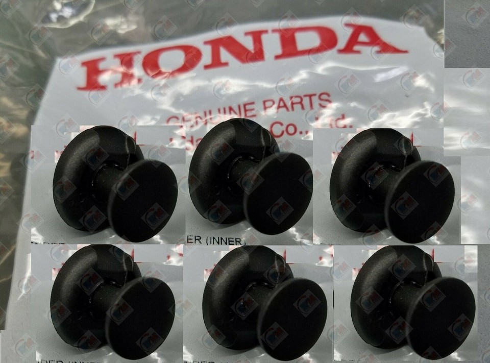 Genuine Honda Fender Liner Clip 91501-S04-003 | 6X | Rear | 91501S04003 ...