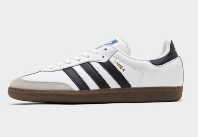 Women's Adidas Originals Samba OG White Black Clear Granite ALL SIZES ...