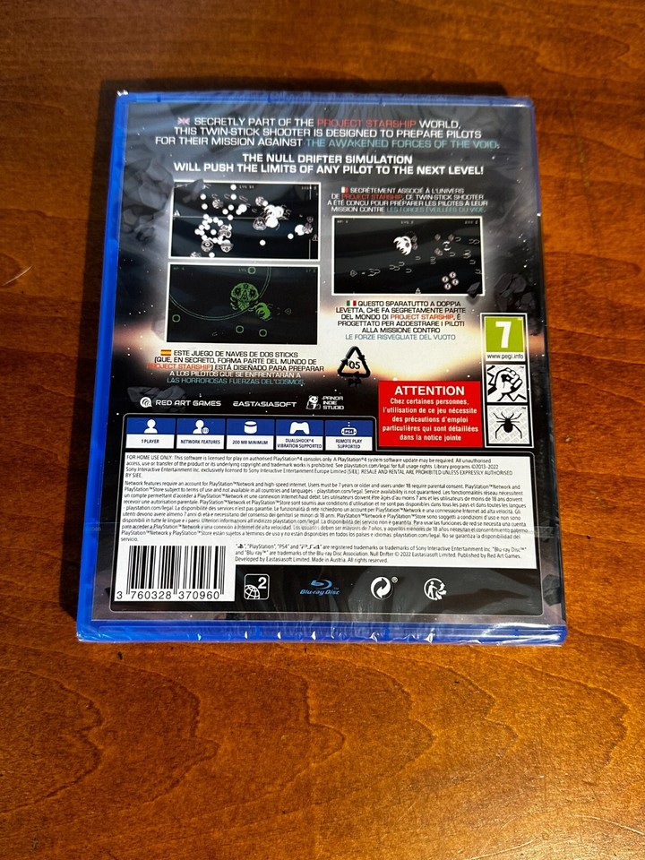 Null Drifter (Sony PlayStation 4, 2022) PS4 - Brand NEW | eBay