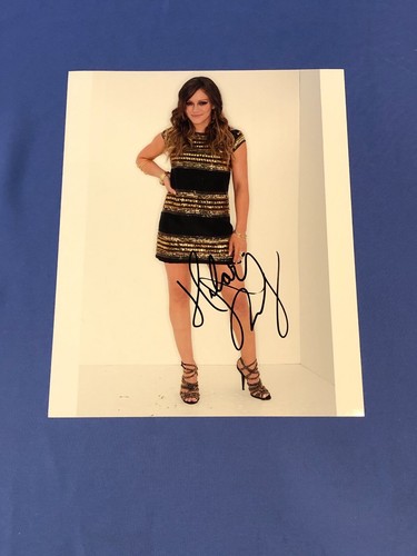 HILLARY DUFF Hand Signed 8 x 10 Photo Autographed | eBay