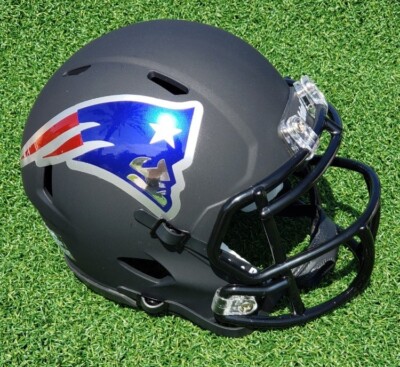 NEW ENGLAND PATRIOTS METALLIC, CHROME AND MATTE FOOTBALL MINI HELMET | eBay