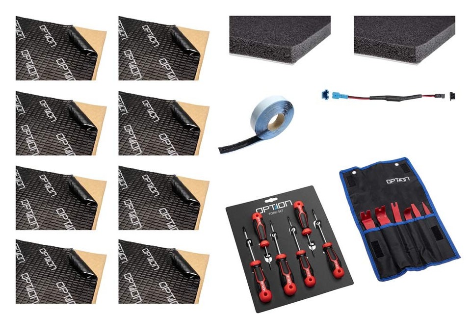 Mercedes Sprinter W906 Speaker Kit Tool+Soundproofing P&P System ...