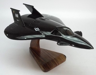 F-19 Project Stealth F19 Aircraft Mahogany Wood Model Large New | eBay