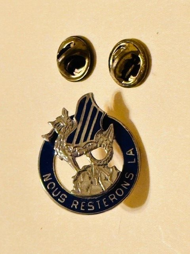 US Military DUI Insignia Pin - 3rd Infantry Division - Nous Resterons ...