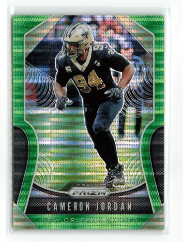 CAMERON JORDAN #189 2019 PANINI PRIZM SAINTS NEON GREEN PULSAR | eBay