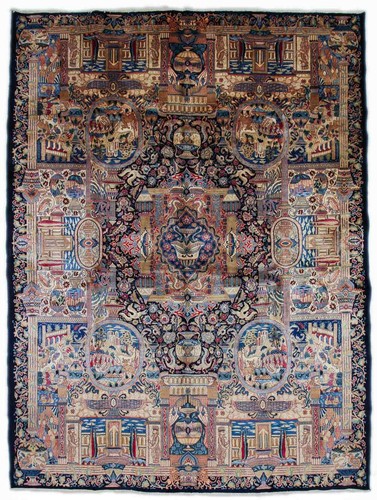 Tapis Kashmar noué à la main tapis persan tapis oriental tapis de tapis ...