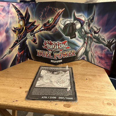 Jumbo Oversized Cyber Dragon Infinity Card - YuGiOh TCG Duel Overload ...