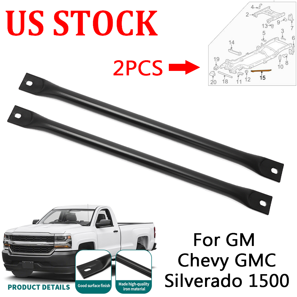 Pair For GM Chevy / GMC Silverado 1500 27.5" Crossmember / Frame Brace ...