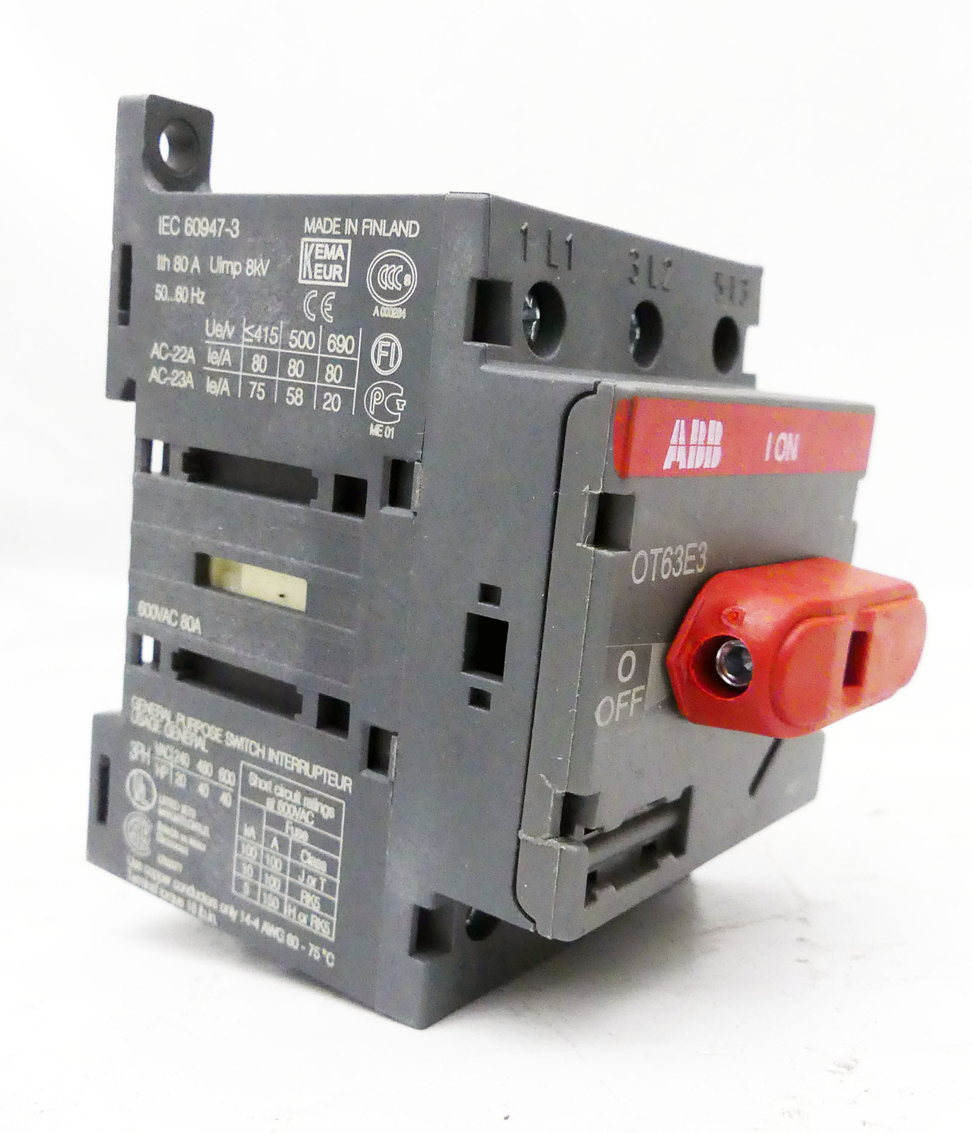 ABB Ot63e3 Ladung bremse Schalter 1SCA022352R7090 for sale online | eBay