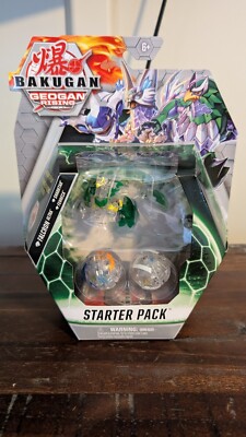 RARE Battle Planet Diamond Falcron Ultra Bakugan Starter Pack Spin ...