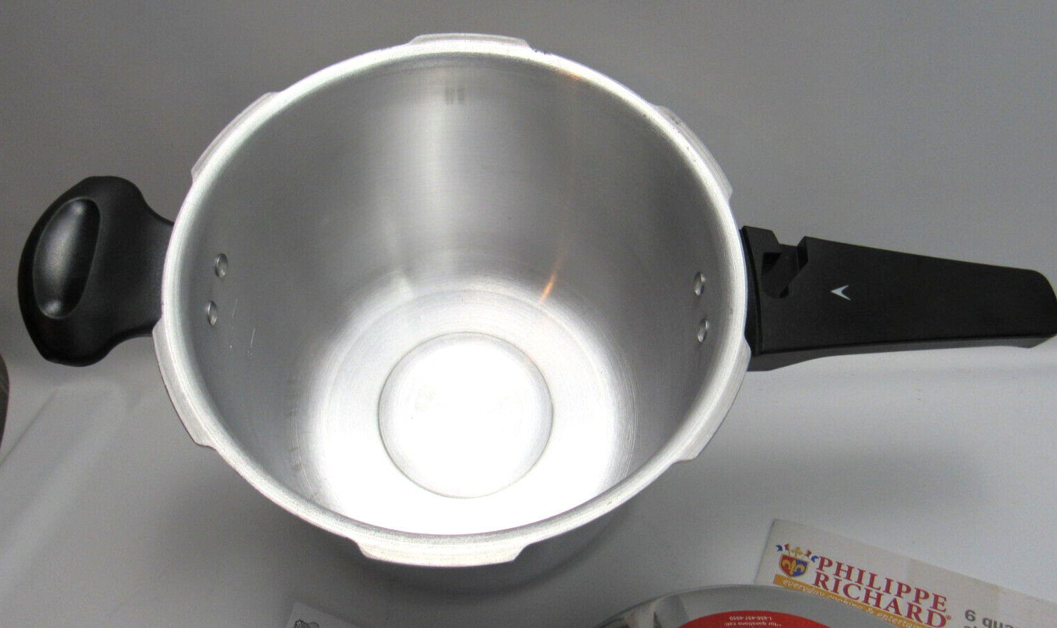 PHILIPPE RICHARD 6 quart ALUMINUM PRESSURE COOKER NEW no Box | eBay