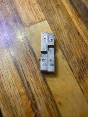 GRAPHOTYPE 350 28 Character ‘I’ ADDRESSOGRAPH | eBay