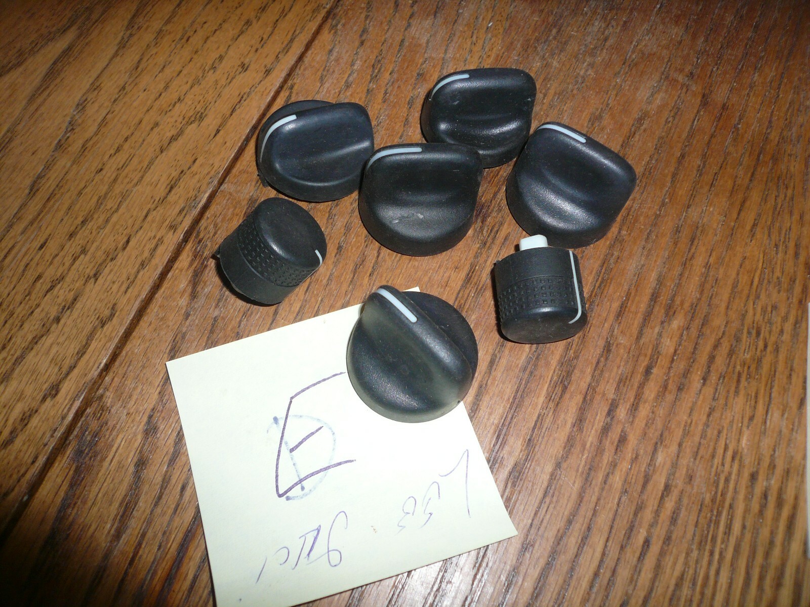 USED Heater Control Switch Nob Nobs Knob Knobs Various - Group of Seven ...