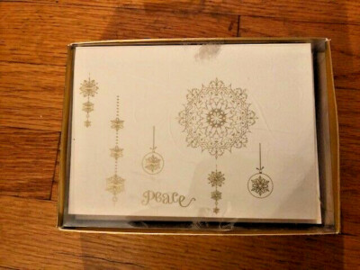 NWT VINTAGE GRAPHIQUE CHRISTMAS CARDS 15 CARDS & ENVELOPES "PEACE ...