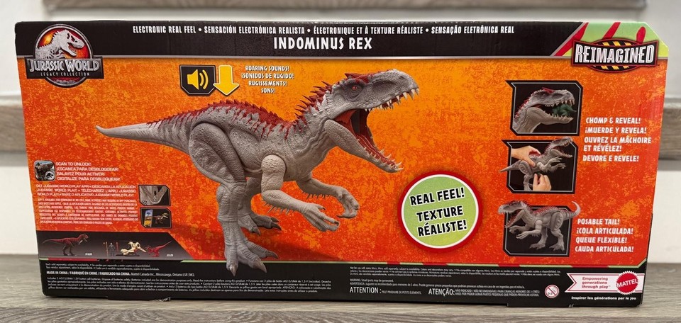 NEW 2025 Jurassic World Electronic Real Feel Indominus Rex Reimagined ...